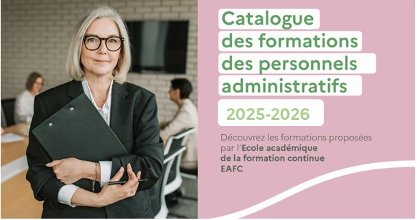 Publication des catalogues des formations des personnels proposées au PAF 2025-2026 | Académie ...