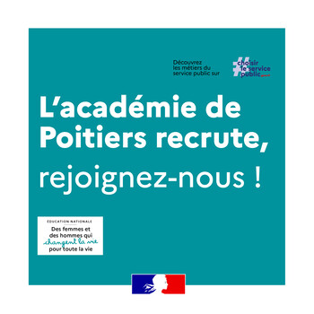 Recrutements dans l'académie de Poitiers | Académie de Poitiers
